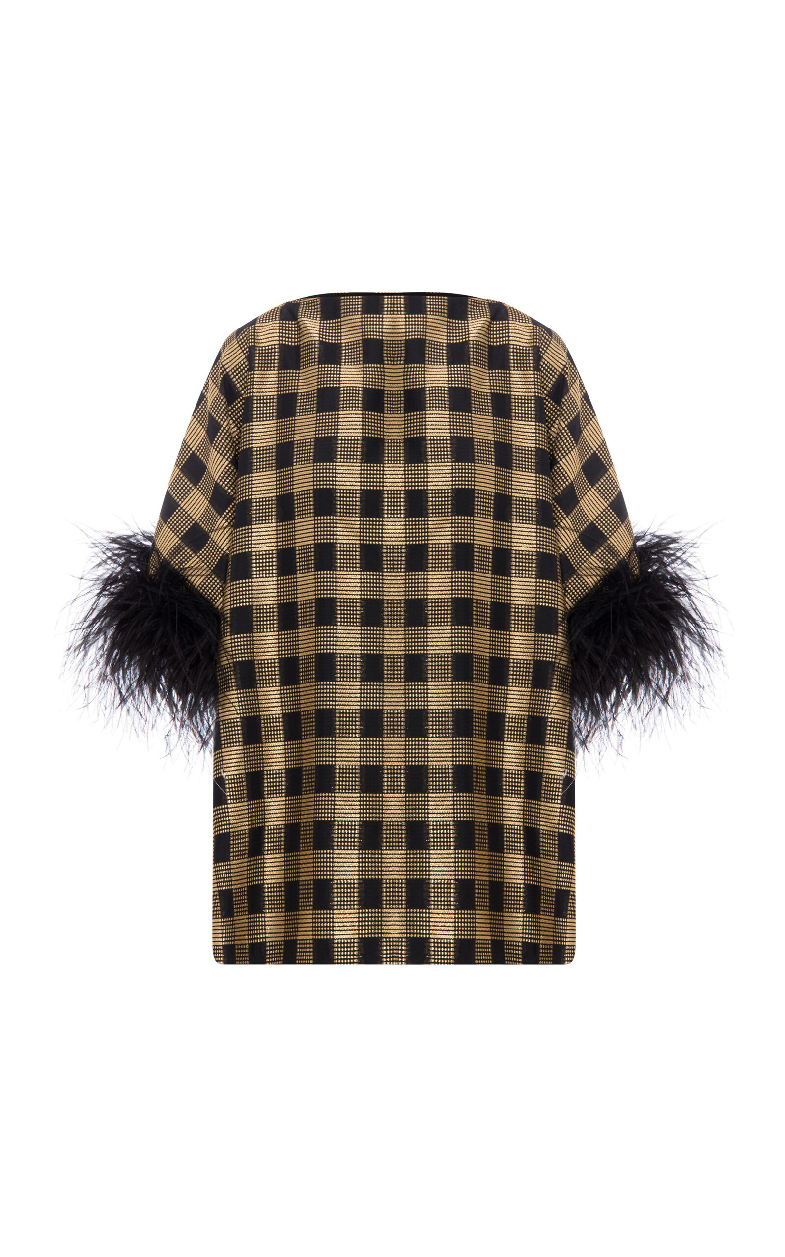 Dima Ayad Feathered Square Top In Multi | ModeSens