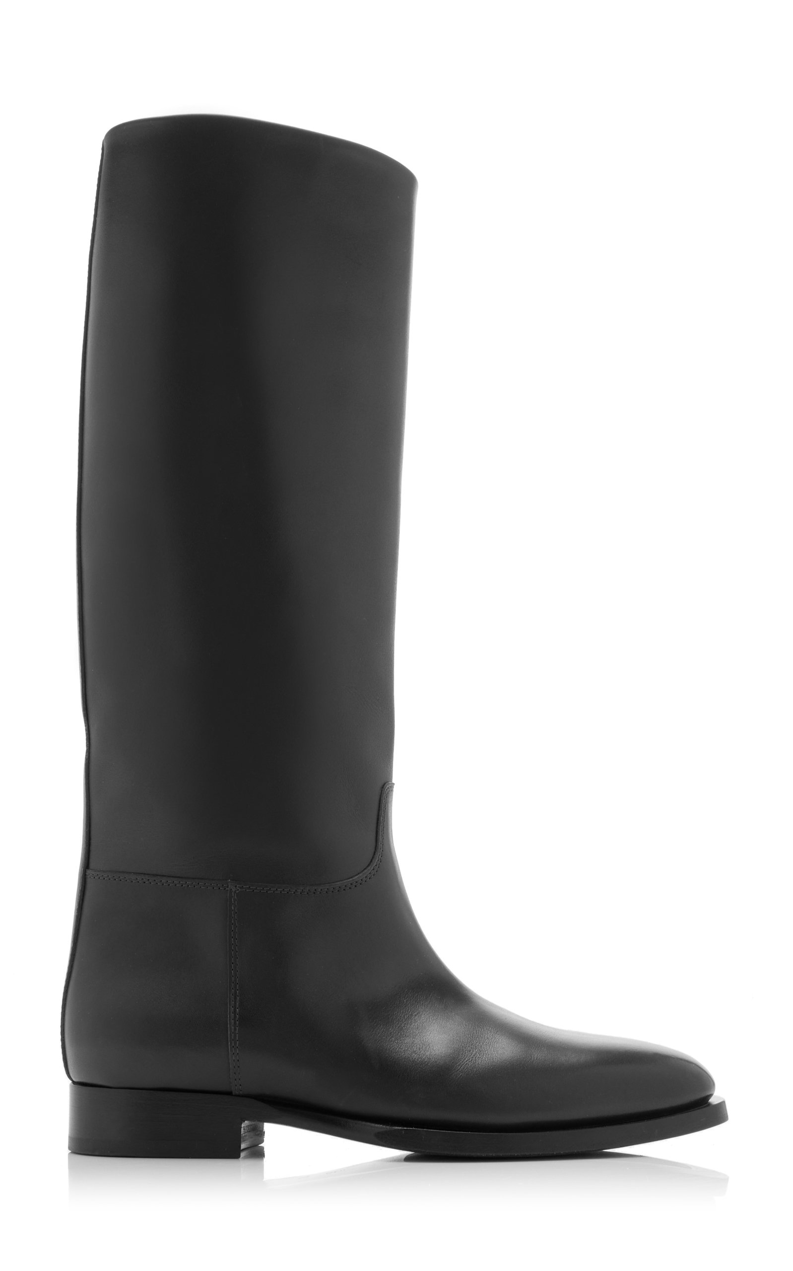 The Row Women's Grunge Leather Riding Boots | Smart Closet