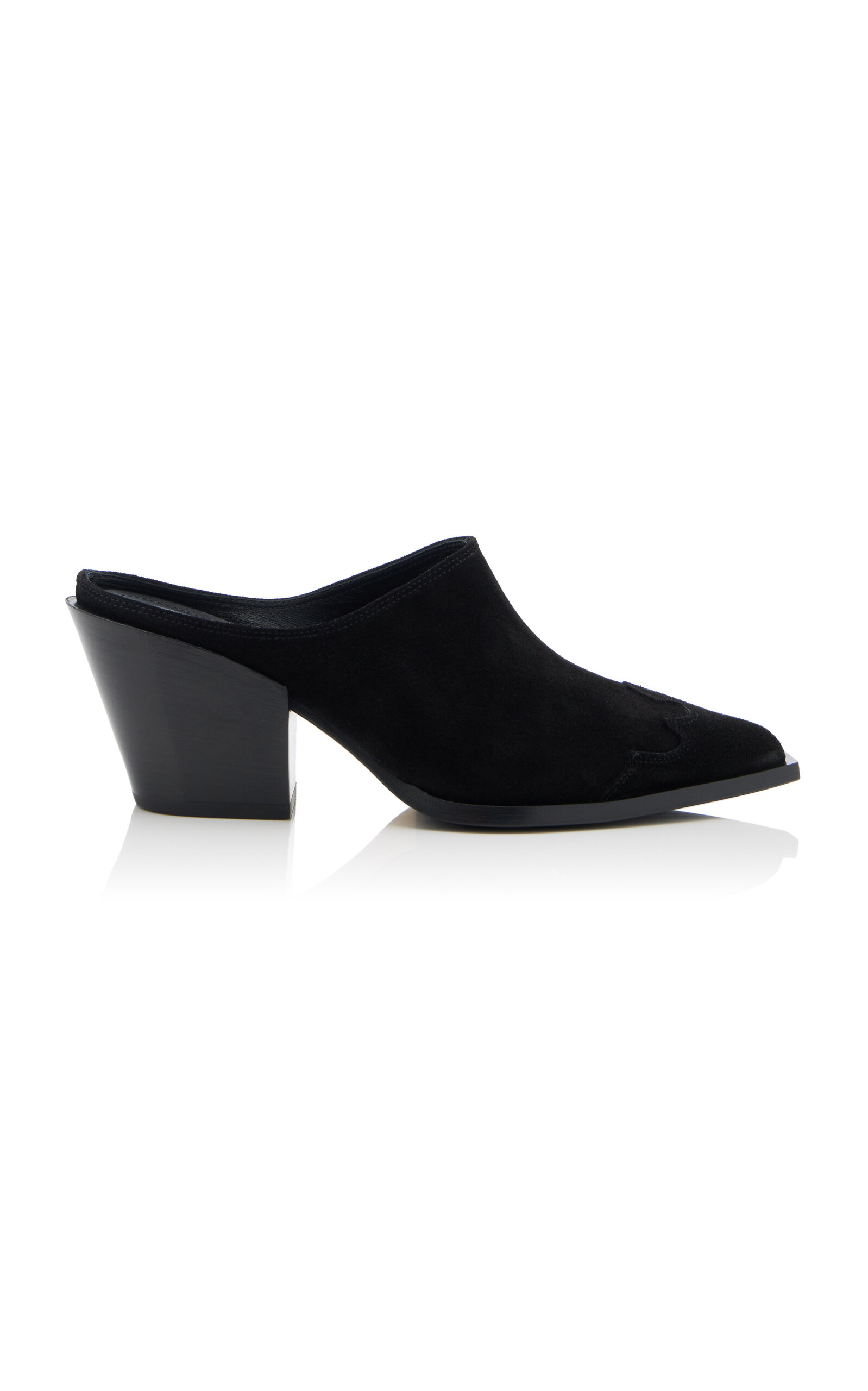 Aeyde Black Astrid Mules | ModeSens