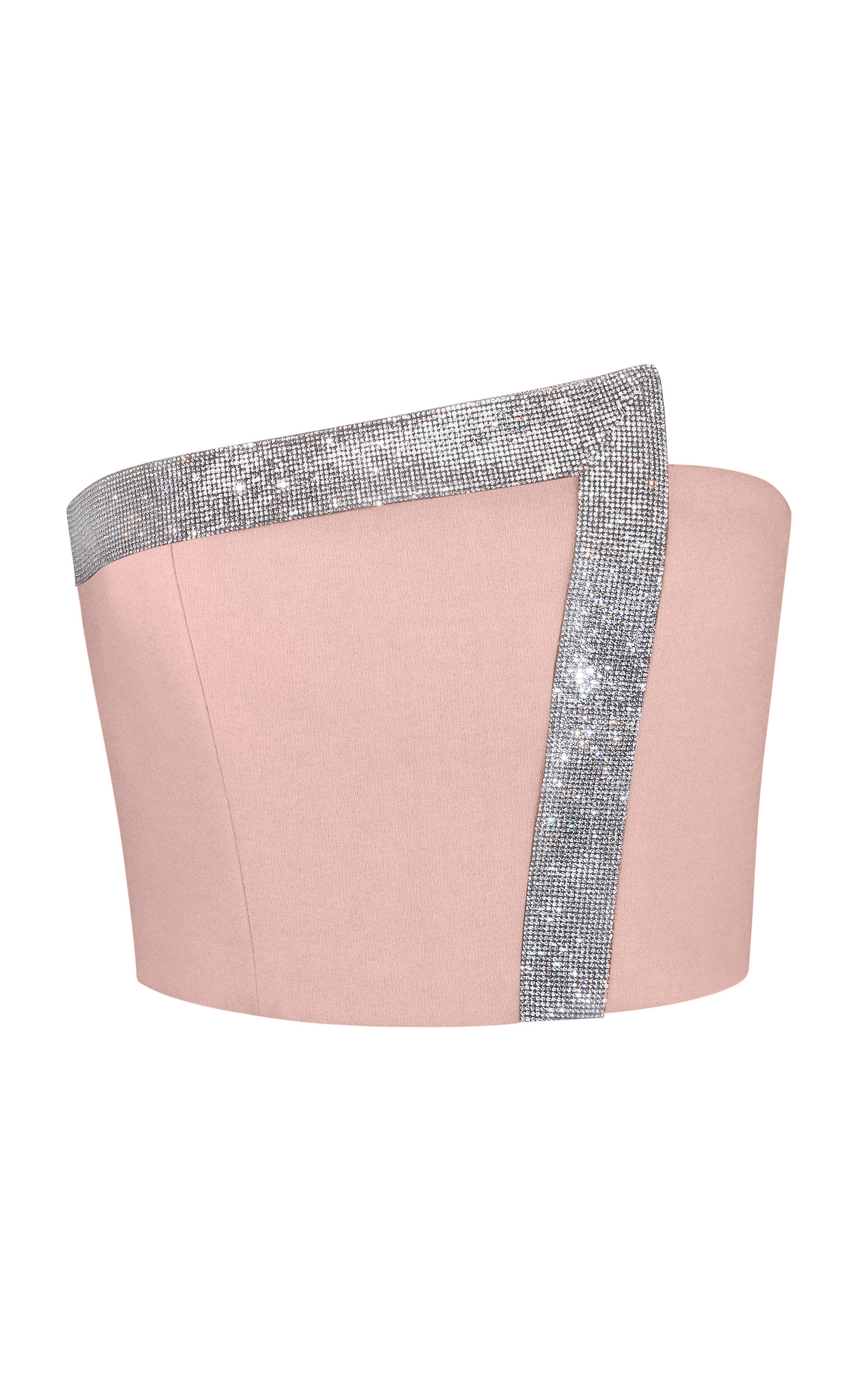 Nué Women's Colette Crepe Bustier Cropped Top In Pink | ModeSens