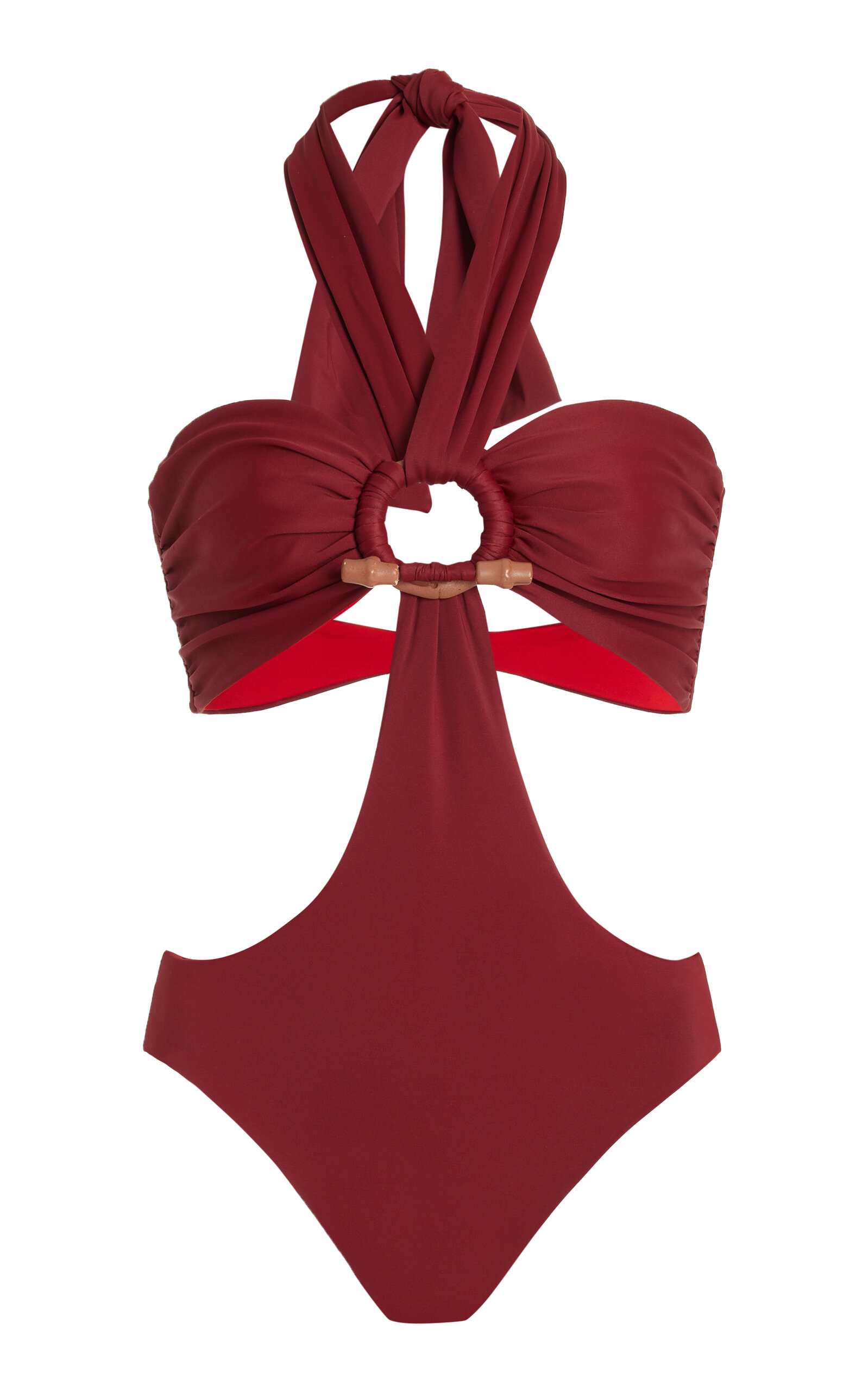 Johanna Ortiz Sacred Valley One Piece Swimsuit In Red Modesens