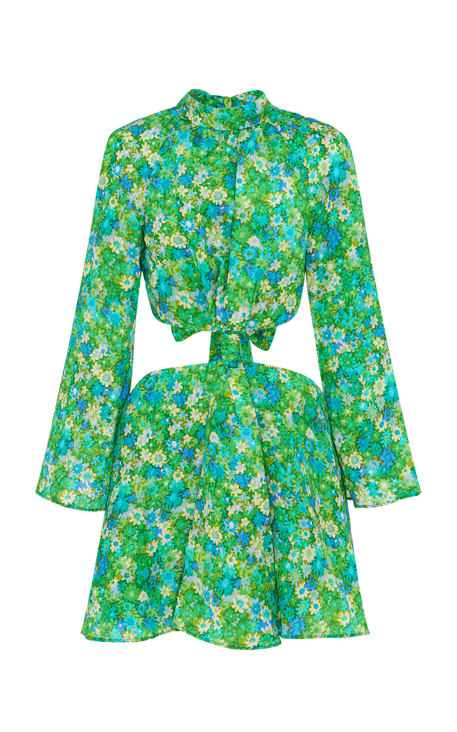 Alemais Women's Cassandra Floral Linen-blend Mini Dress | ModeSens