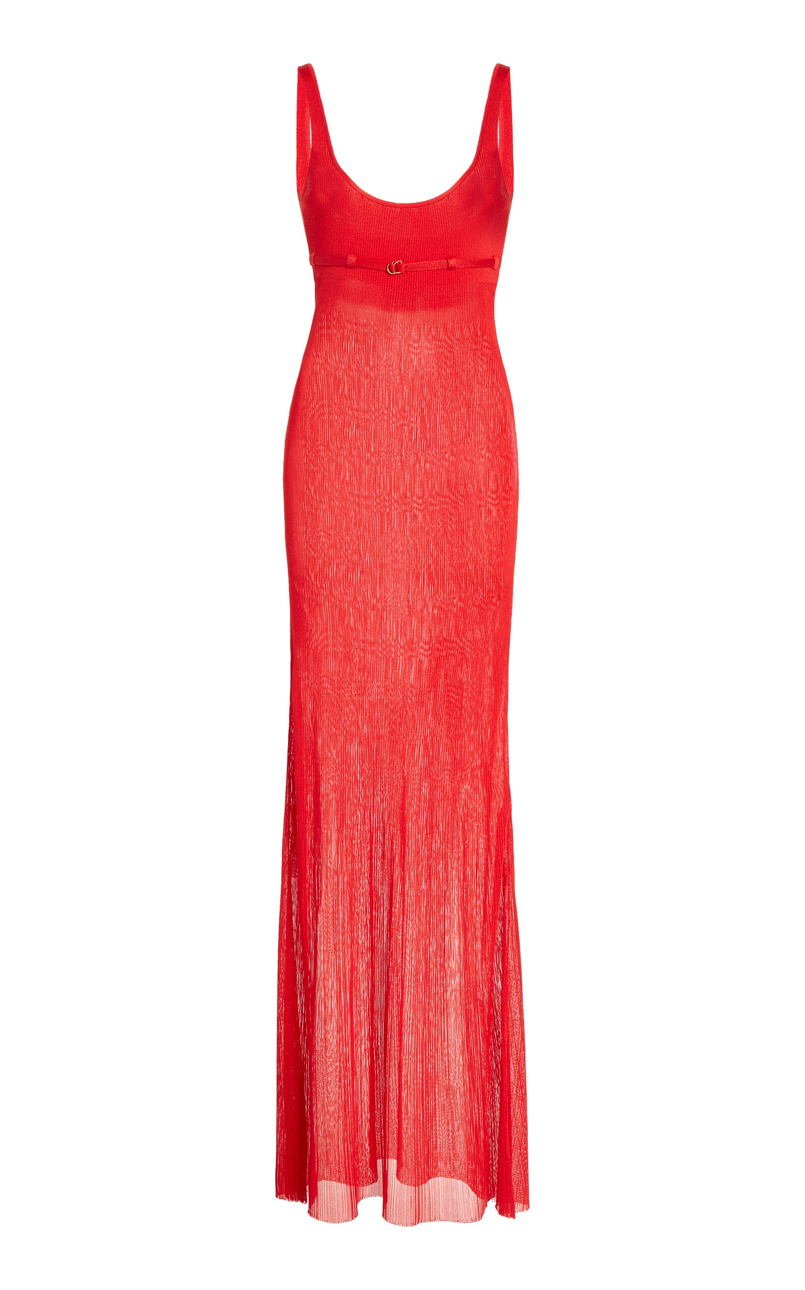 Jacquemus Red Le Chouchou 'La Robe Maille Oranger' Maxi Dress | Smart ...