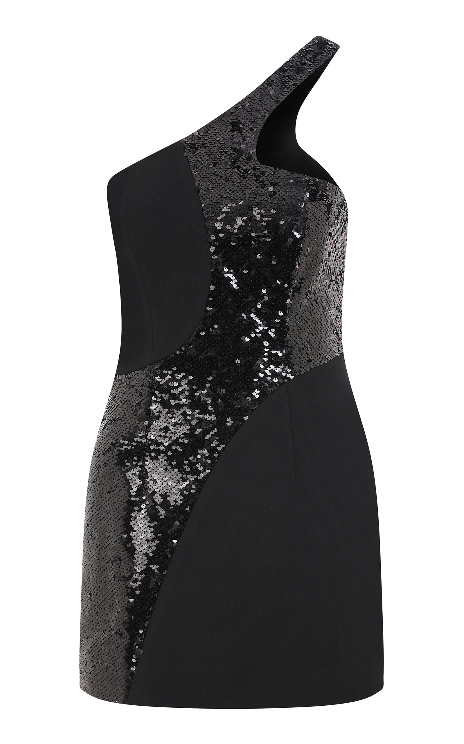 Ila Women's Dalida Sequin Patchwork Mini Dress In Black | ModeSens