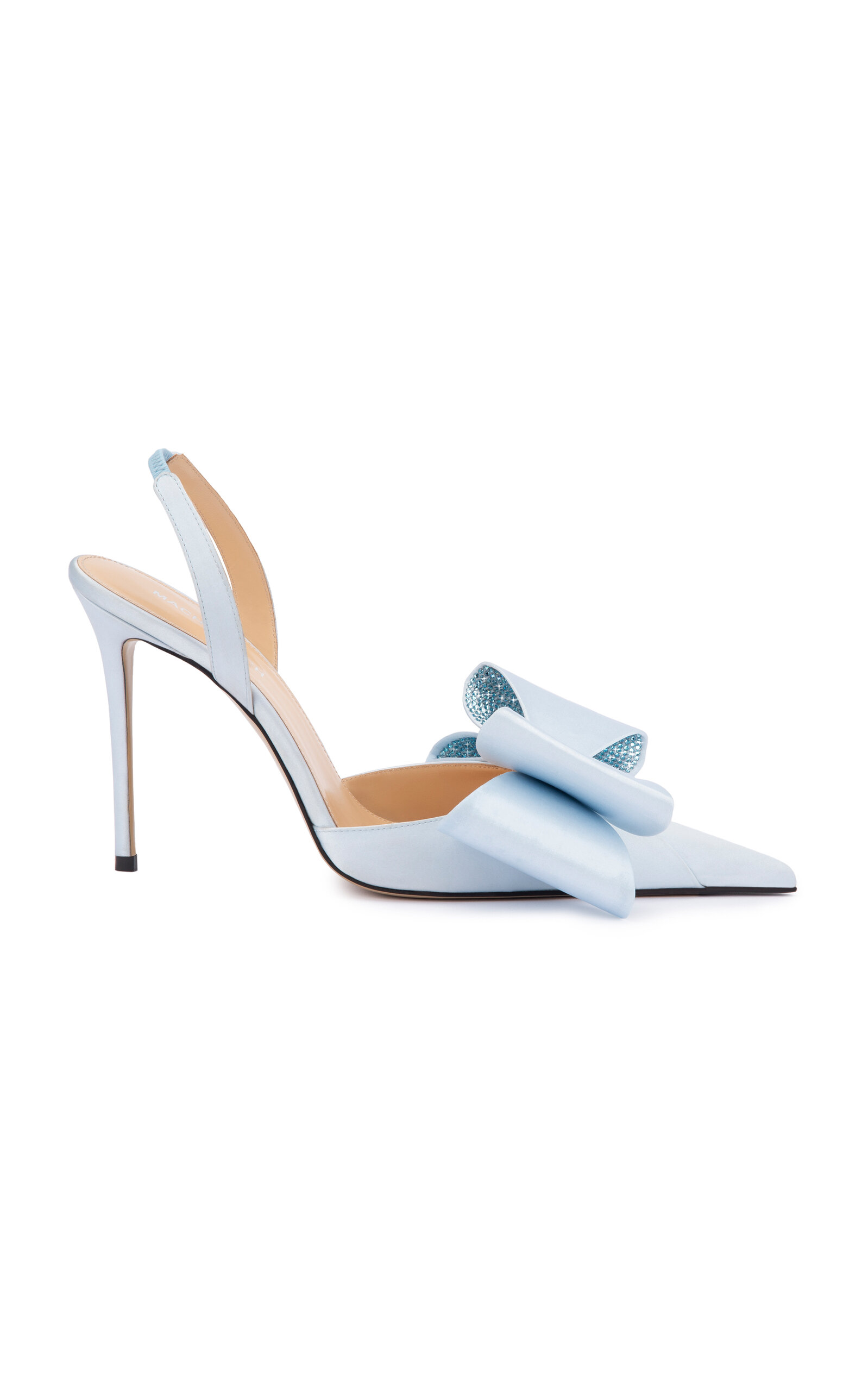 Mach & Mach Women's ‘Le Cadeau’ Satin Slingbacks | Smart Closet