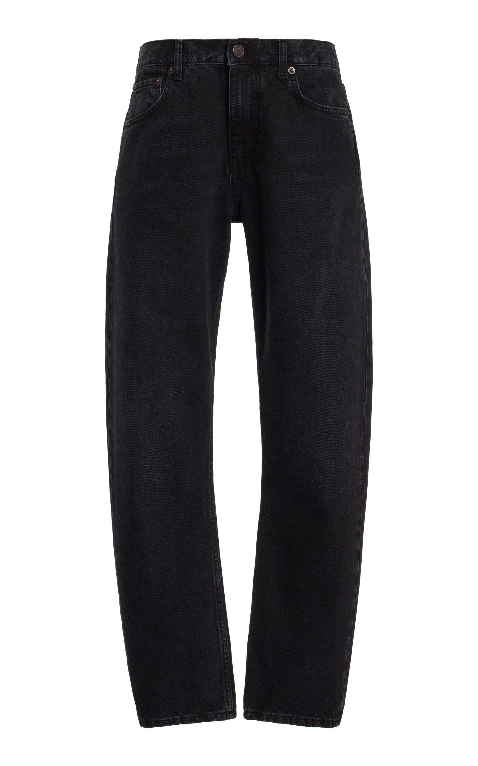 The Row Dan Straight Leg in Black | Smart Closet