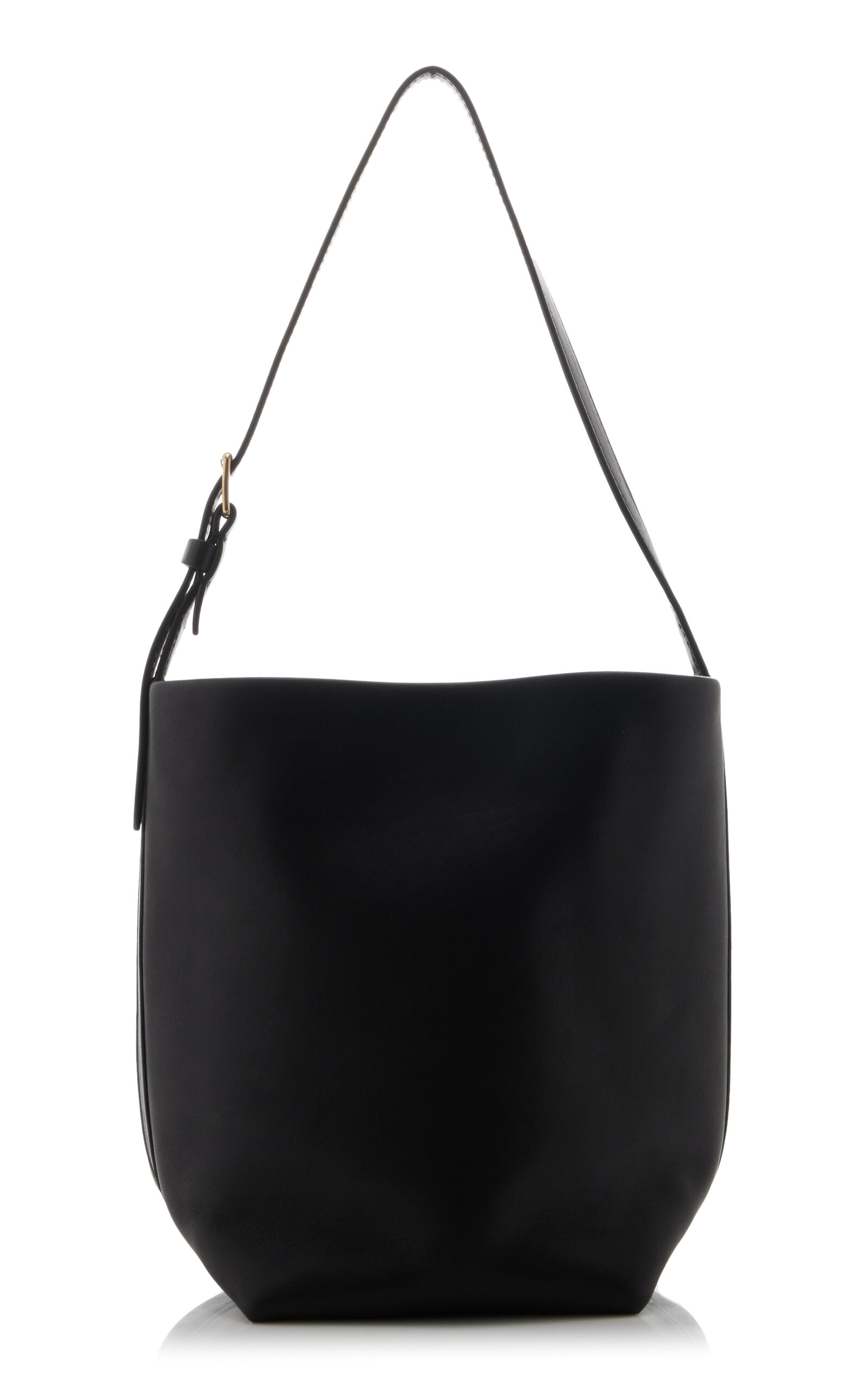 THE ROW Small North-South Hook Tote Bag in Grain Leather | Smart Closet