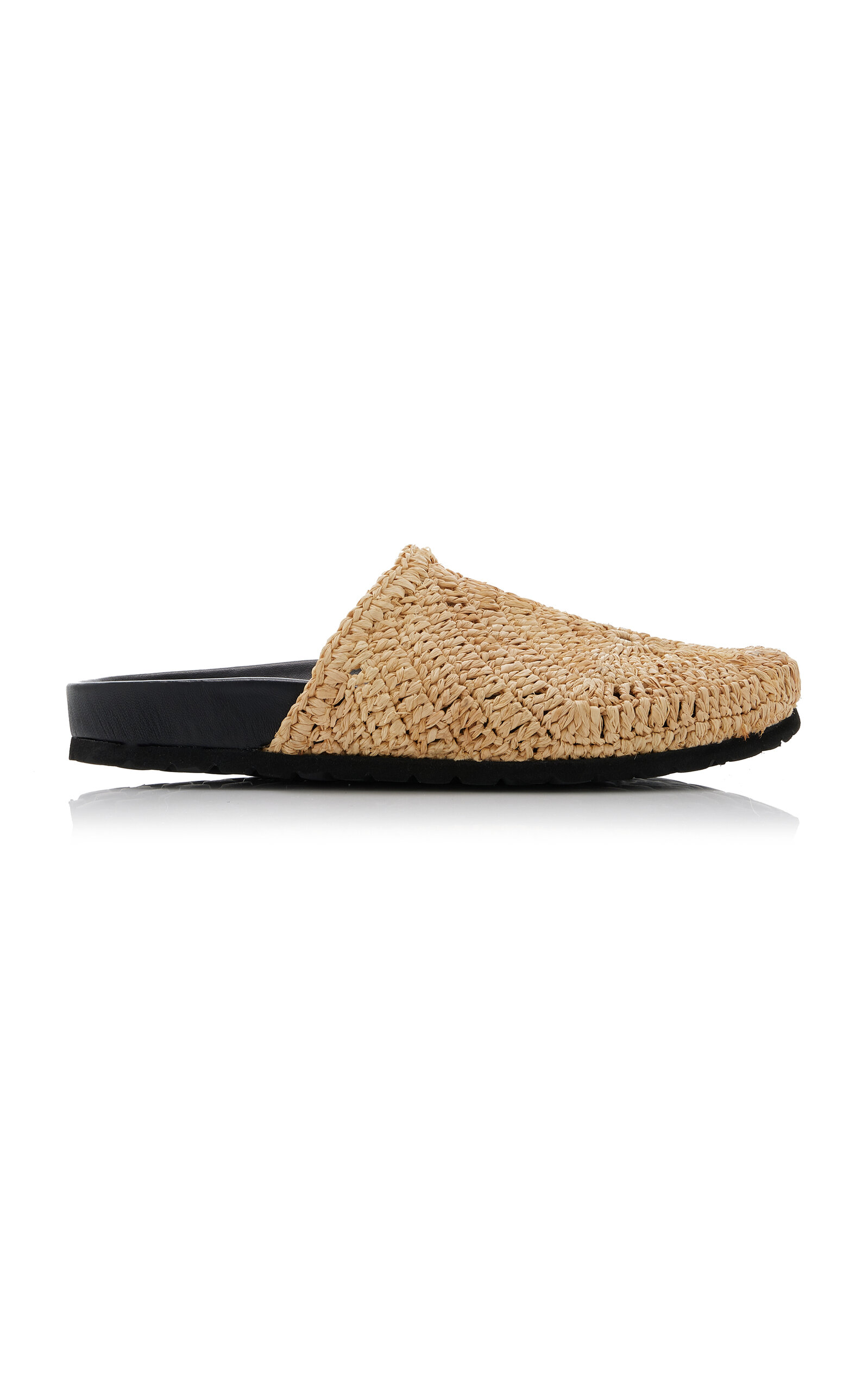 STAUD Dia Raffia Slides | Smart Closet